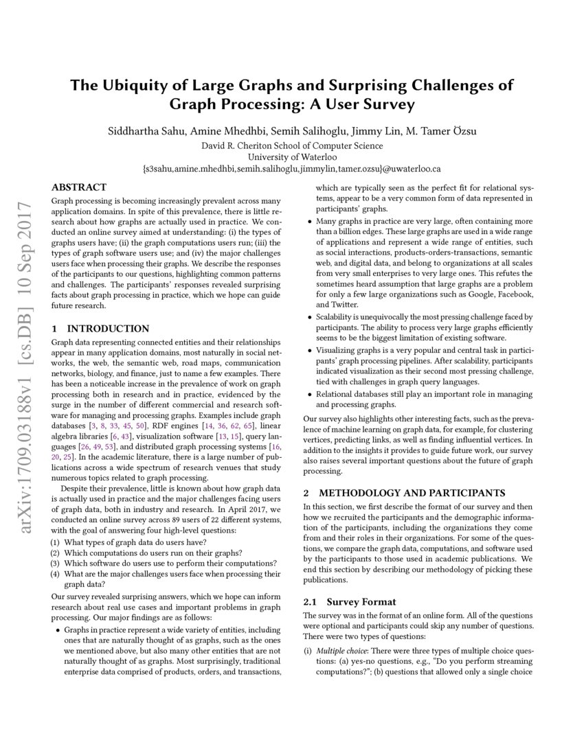The Ubiquity of Large Graphs and Surprising Challenges of Graph Processing | DeepAI