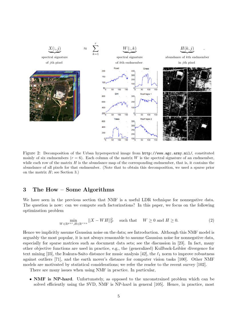 The Why and How of Nonnegative Matrix Factorization | DeepAI