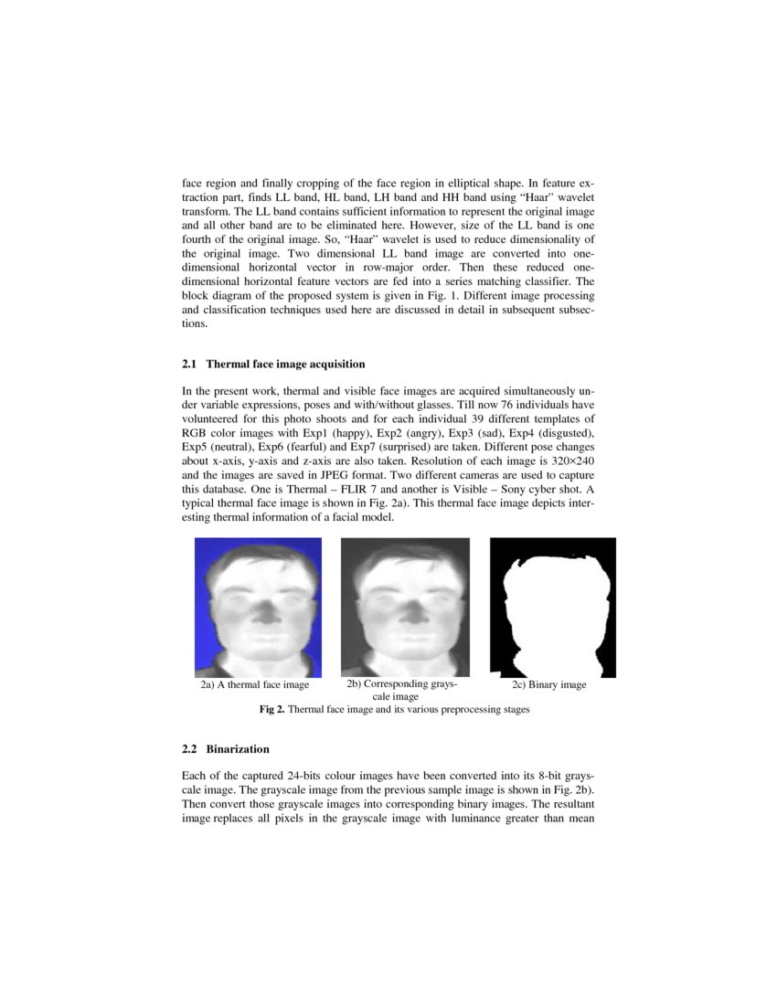 Thermal Human Face Recognition Based On Haar Wavelet Transform And