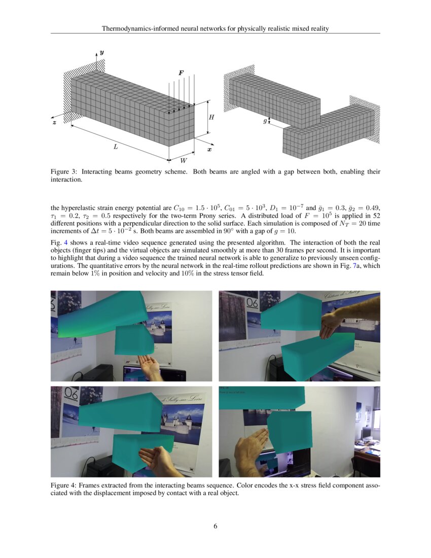 Thermodynamics-informed neural networks for physically realistic mixed reality | DeepAI