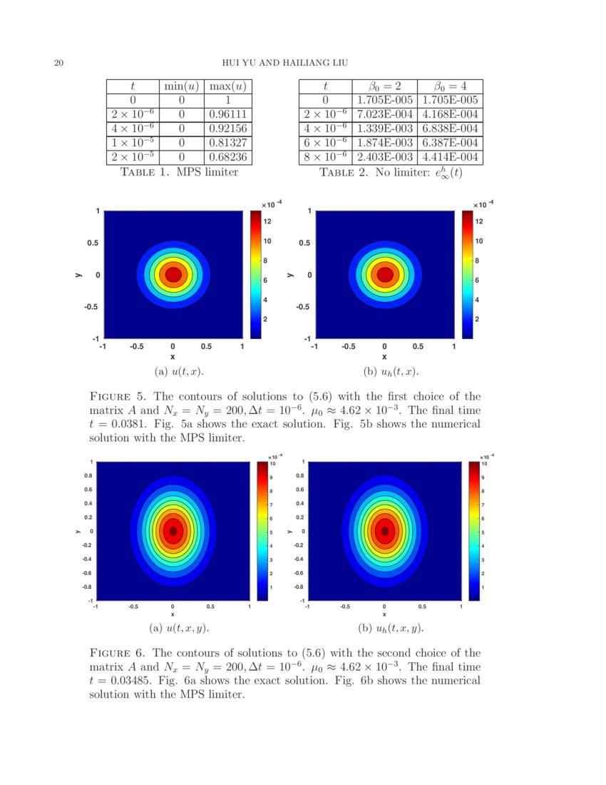 Third Order Maximum Principle Satisfying Dg Schemes Third Order Maximum Principle Satisfying Dg