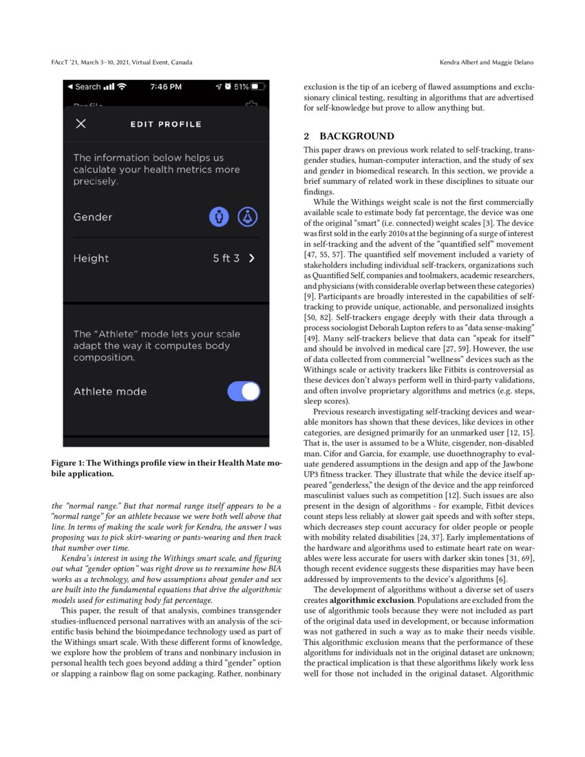 "This Whole Thing Smacks of Gender": Algorithmic Exclusion in ...