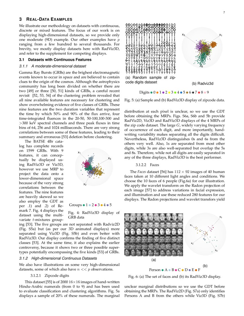 Three-dimensional Radial Visualization of High-dimensional Continuous ...