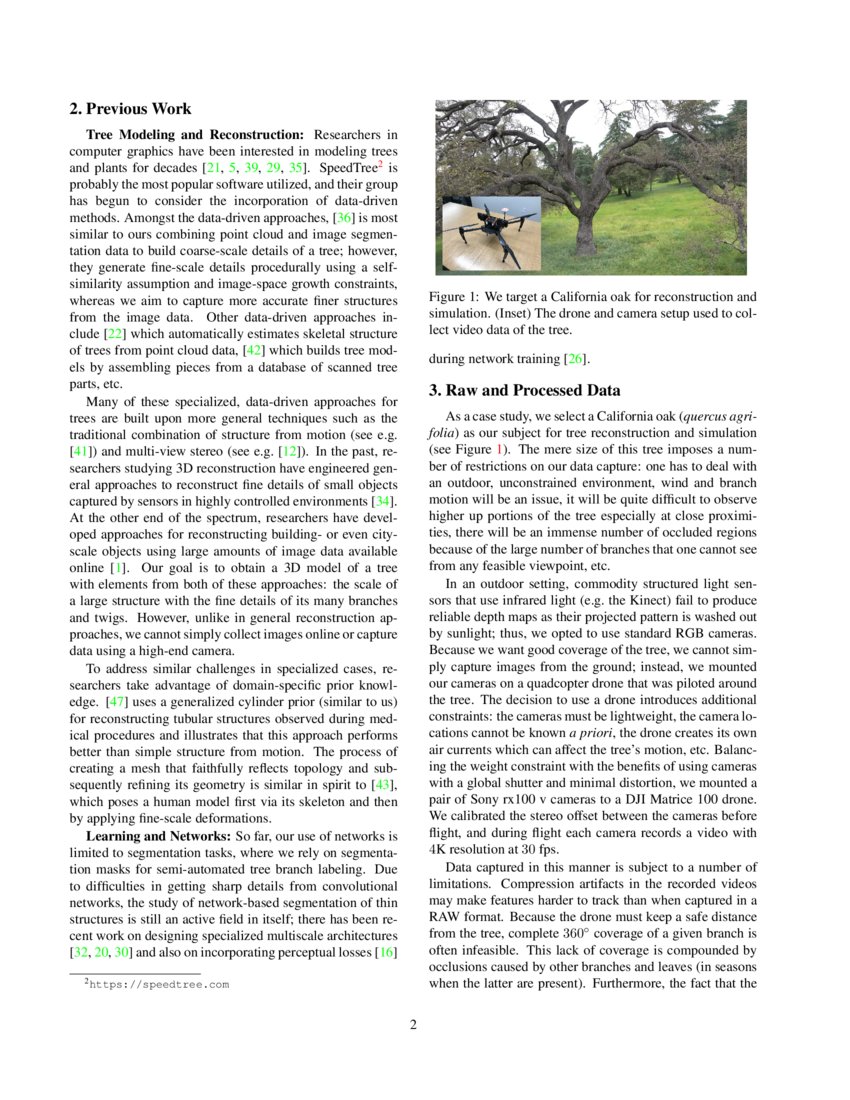 Three Dimensional Reconstruction of Botanical Trees with Simulatable ...