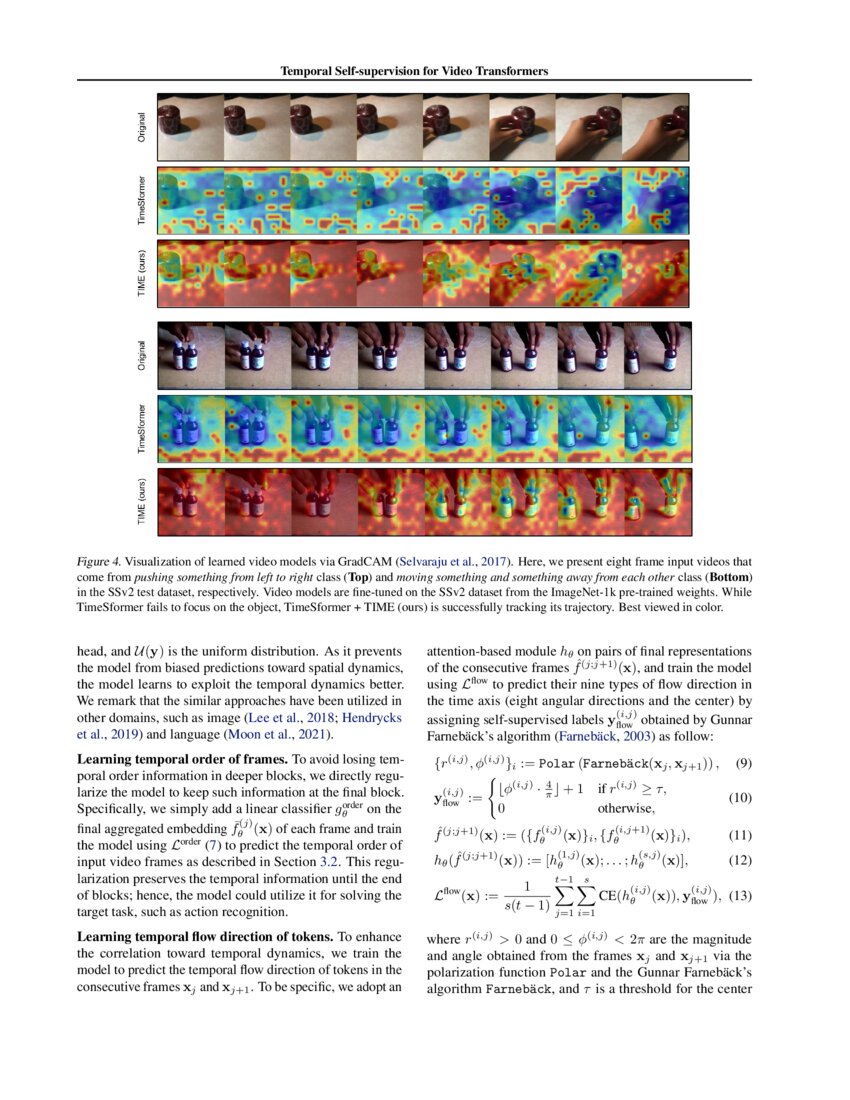 Time Is MattEr: Temporal Self-supervision for Video Transformers | DeepAI