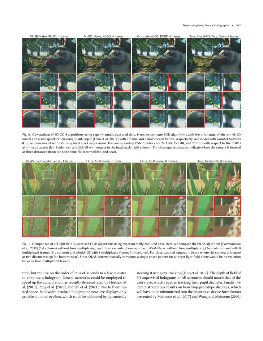 Time-multiplexed Neural Holography: A flexible framework for holographic near-eye displays with ...