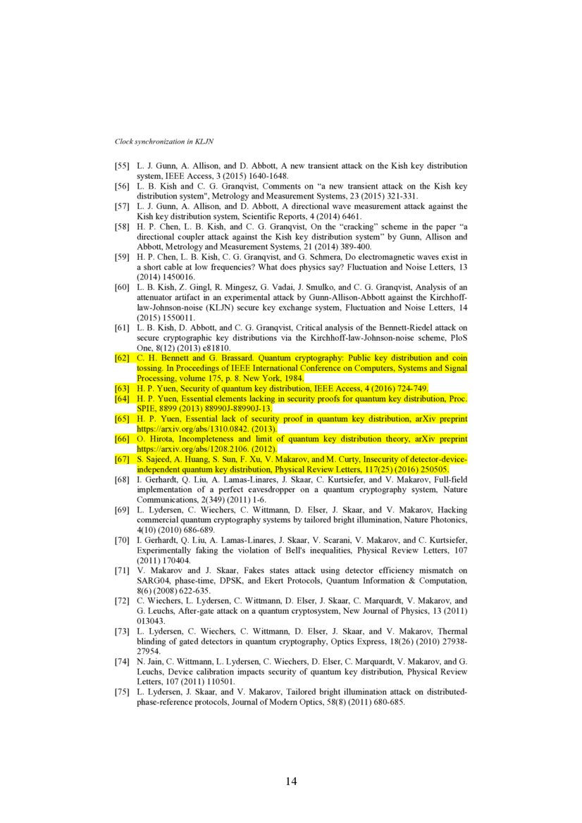 Time synchronization protocol for the KLJN secure key exchange scheme | DeepAI