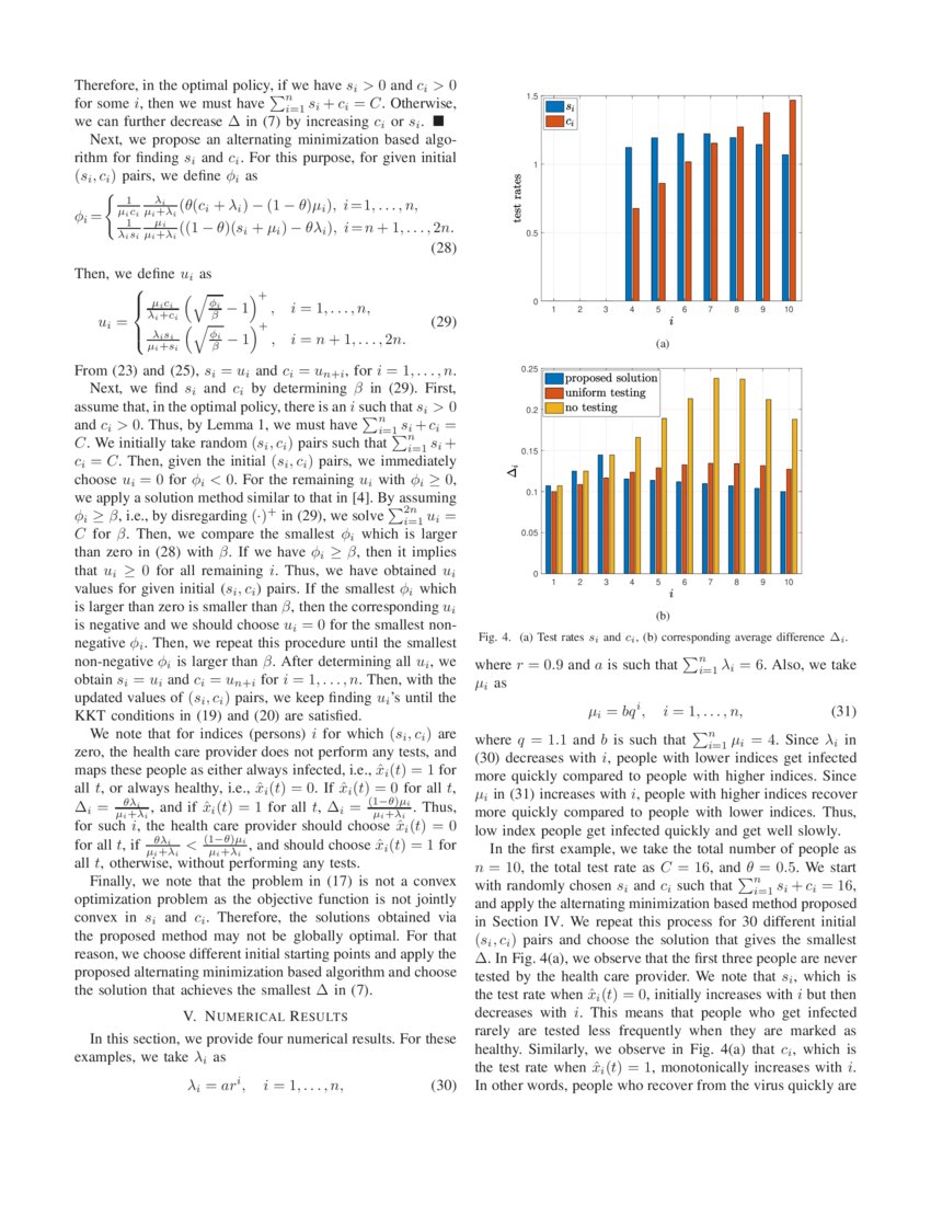 Timely Tracking of Infection Status of Individuals in a Population | DeepAI