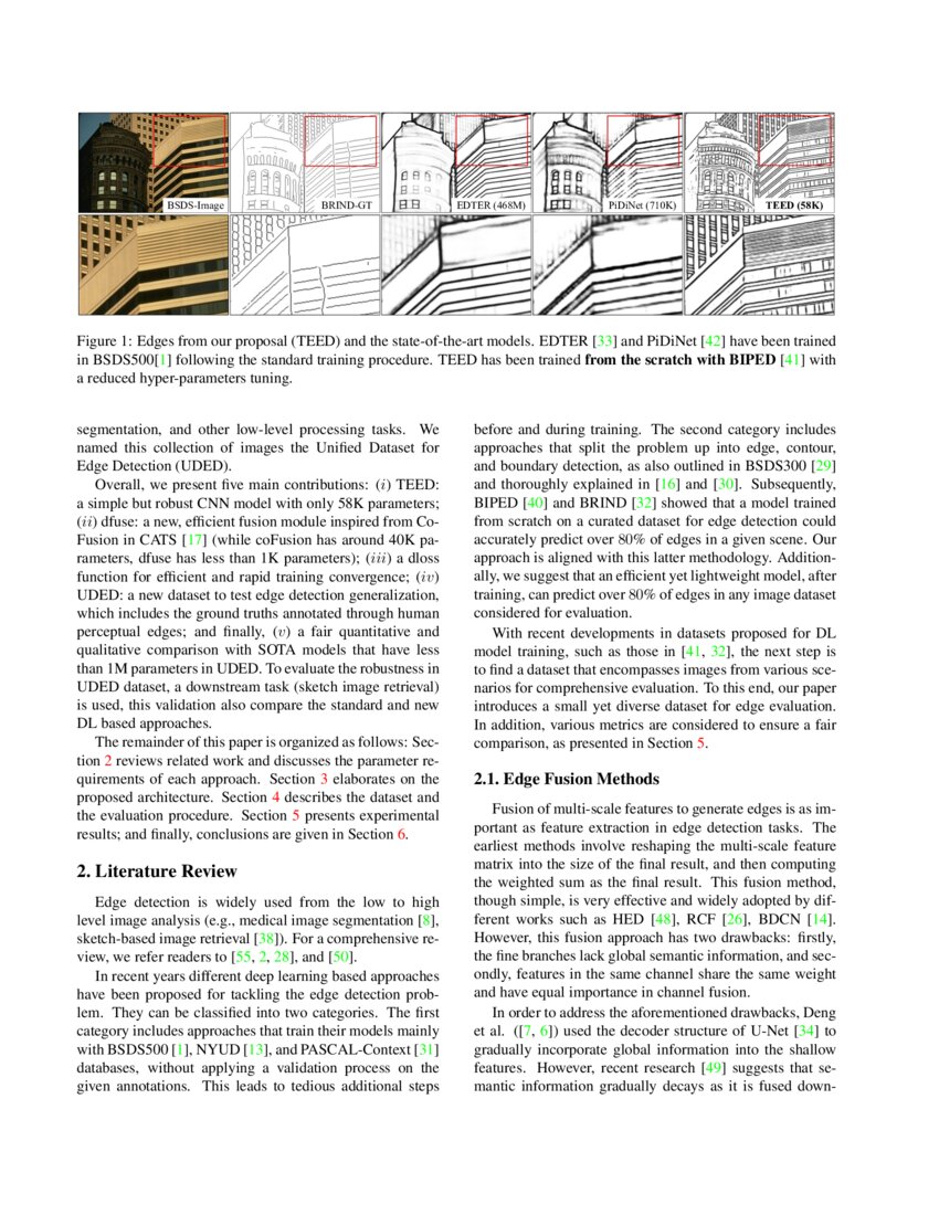 Tiny And Efficient Model For The Edge Detection Generalization Deepai