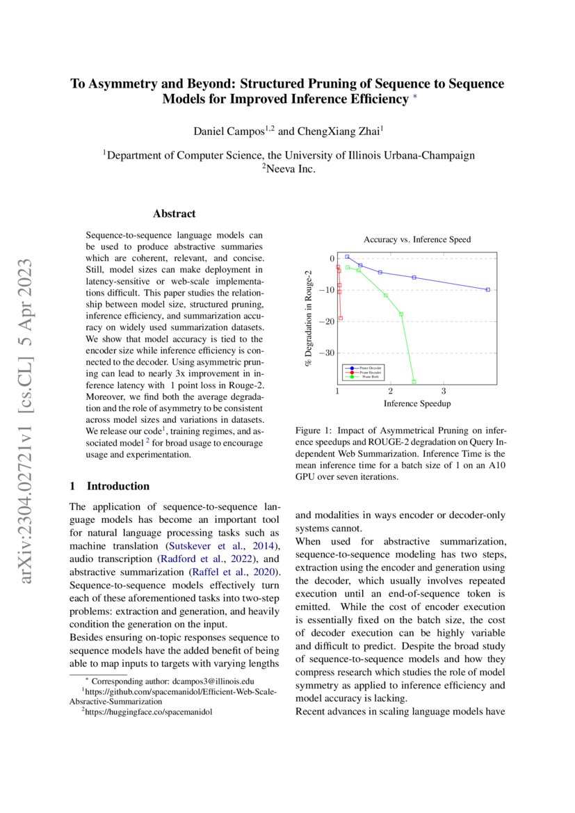 To Asymmetry And Beyond Structured Pruning Of Sequence To Sequence Models For Improved