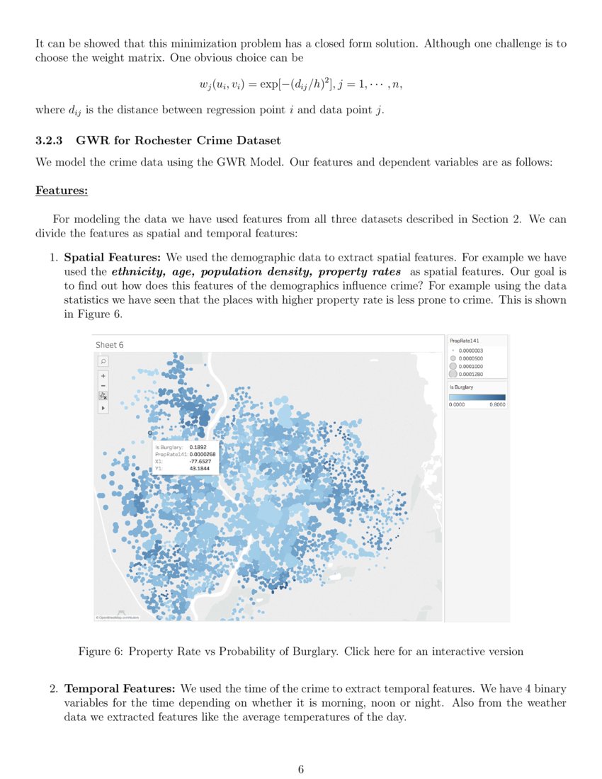 To be or not to be? A spatial predictive crime model for Rochester | DeepAI