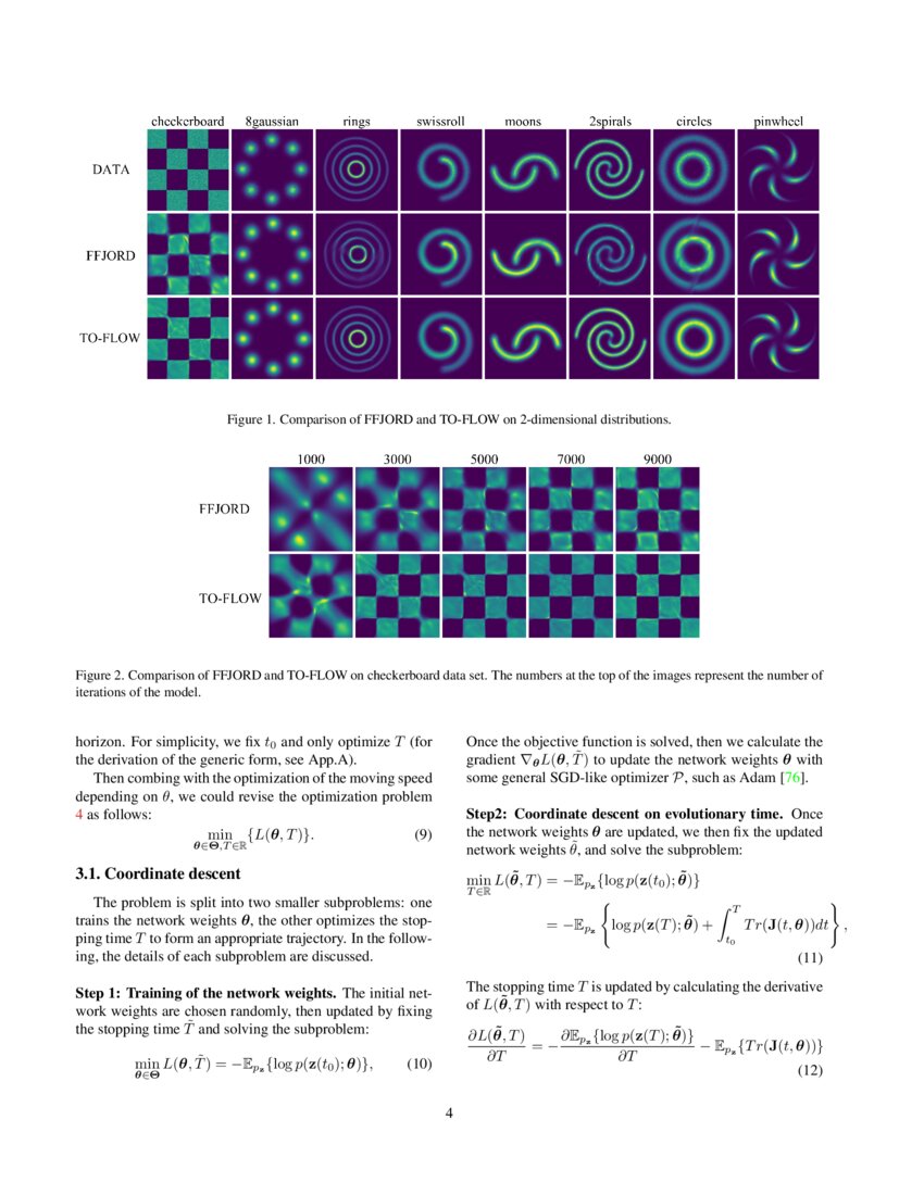 To Flow Efficient Continuous Normalizing Flows With Temporal