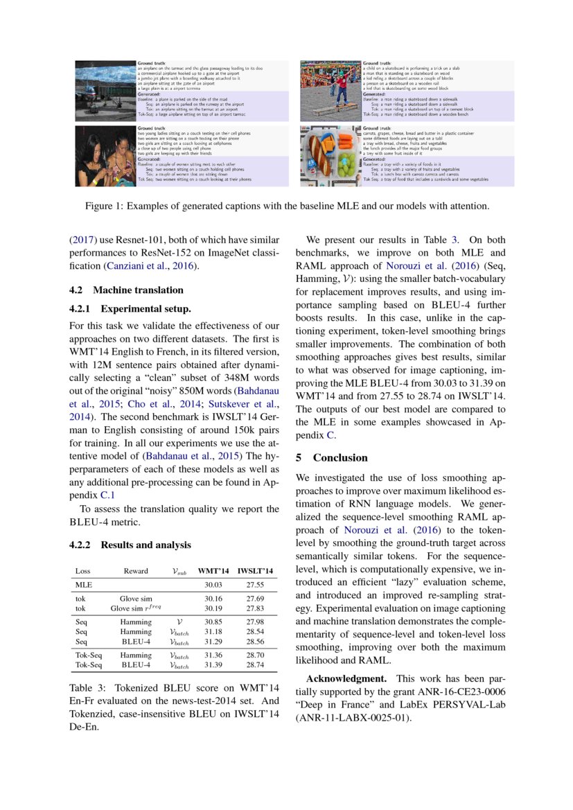 Token Level And Sequence Level Loss Smoothing For Rnn Language Models Deepai