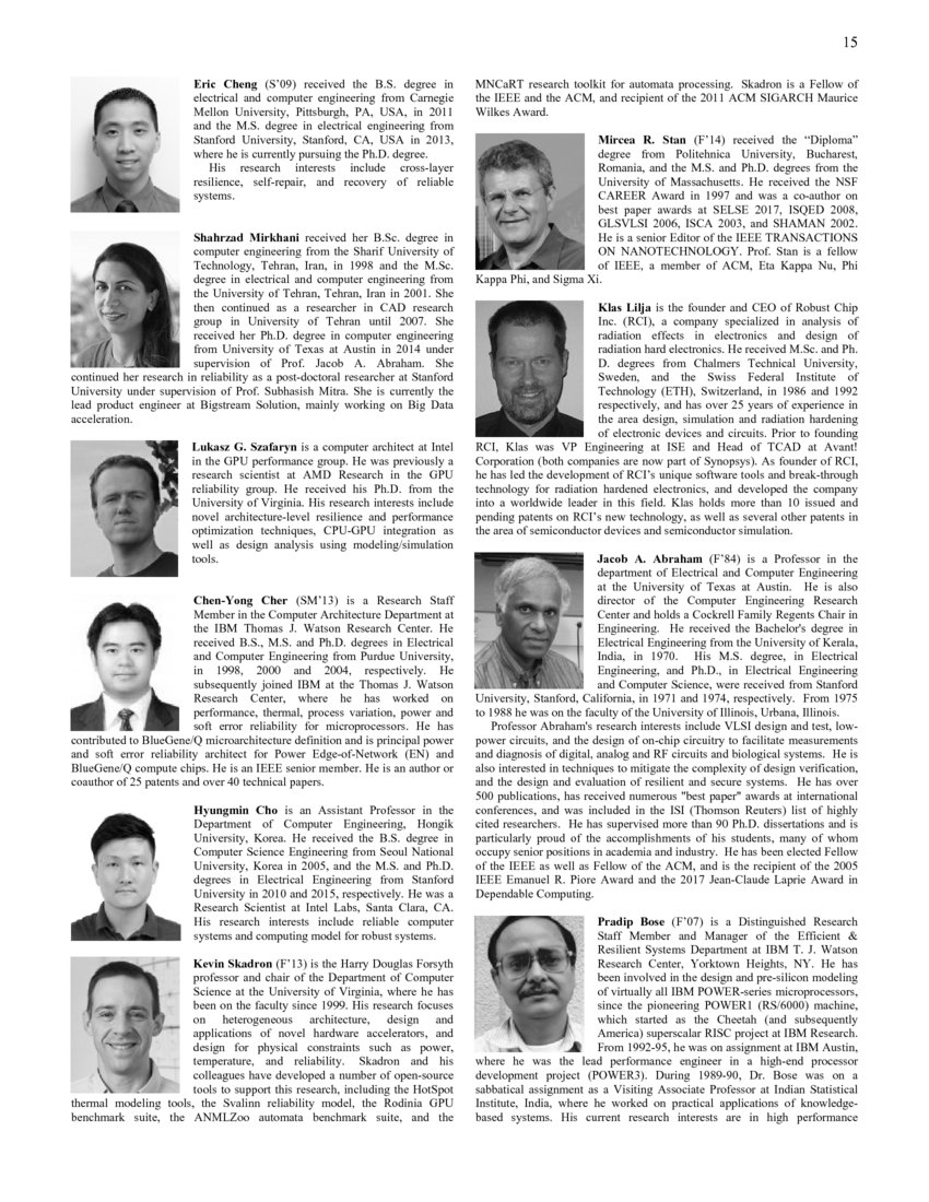 Tolerating Soft Errors In Processor Cores Using Clear Cross Layer Exploration For Architecting