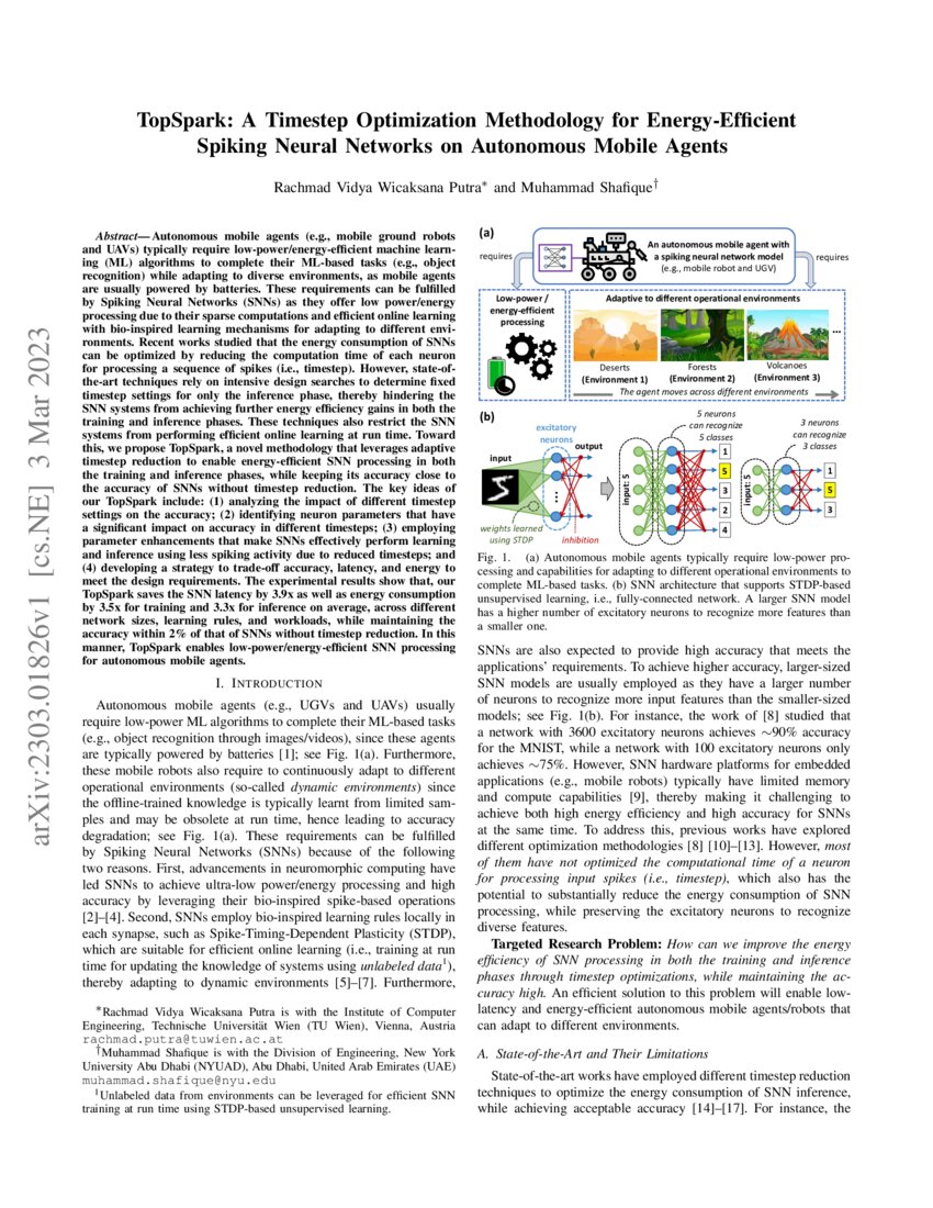 Topspark A Timestep Optimization Methodology For Energy Efficient Spiking Neural Networks On