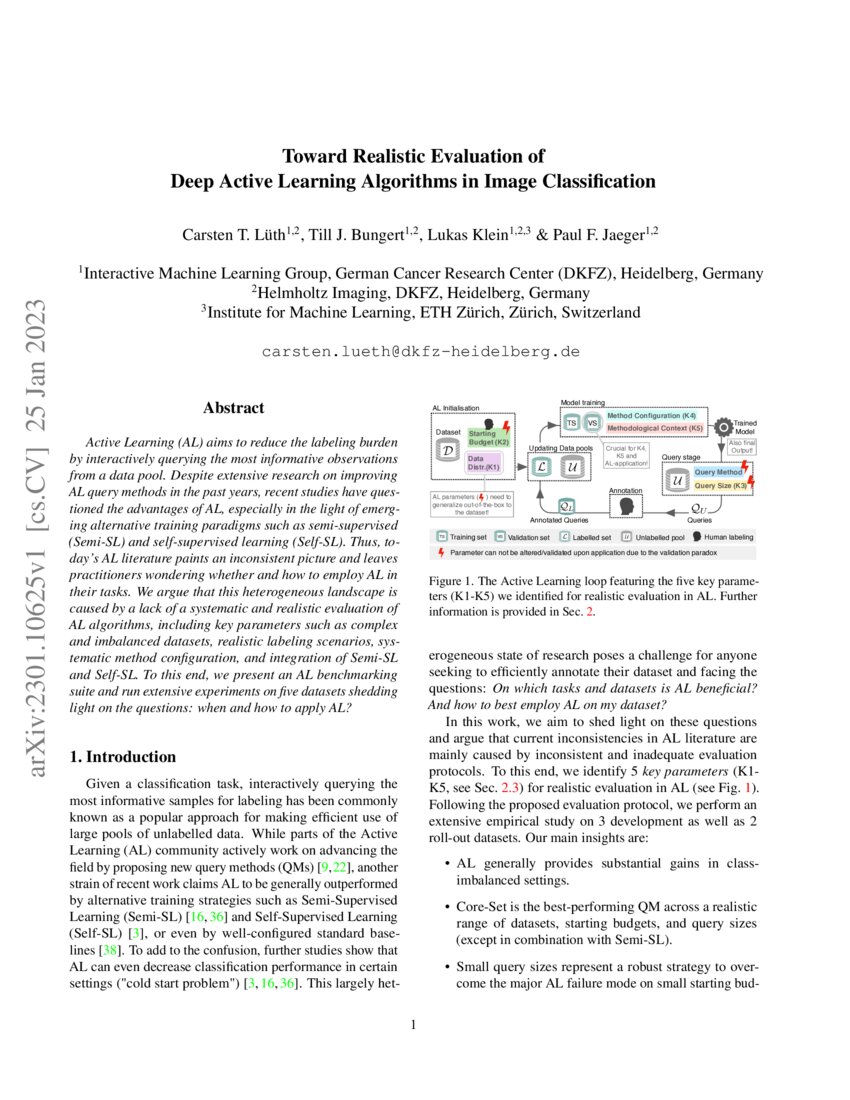 Toward Realistic Evaluation Of Deep Active Learning Algorithms In Image Classification Deepai