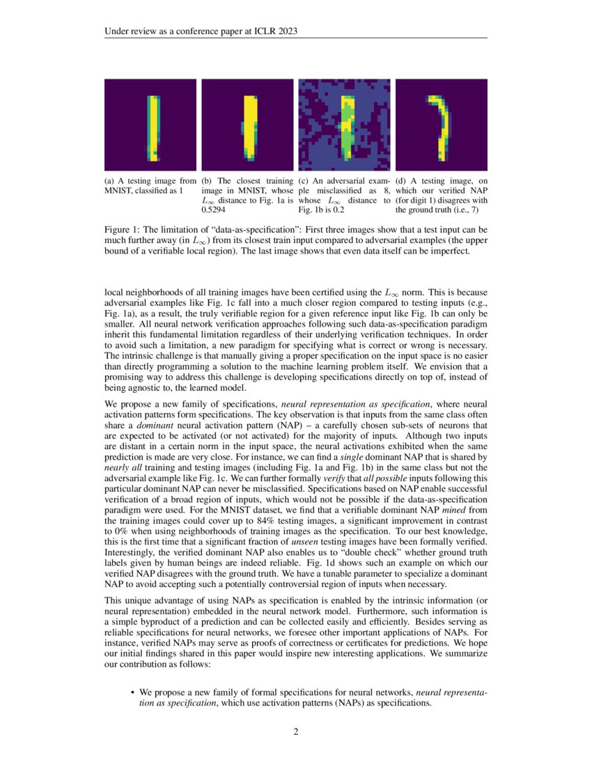 Toward Reliable Neural Specifications | DeepAI