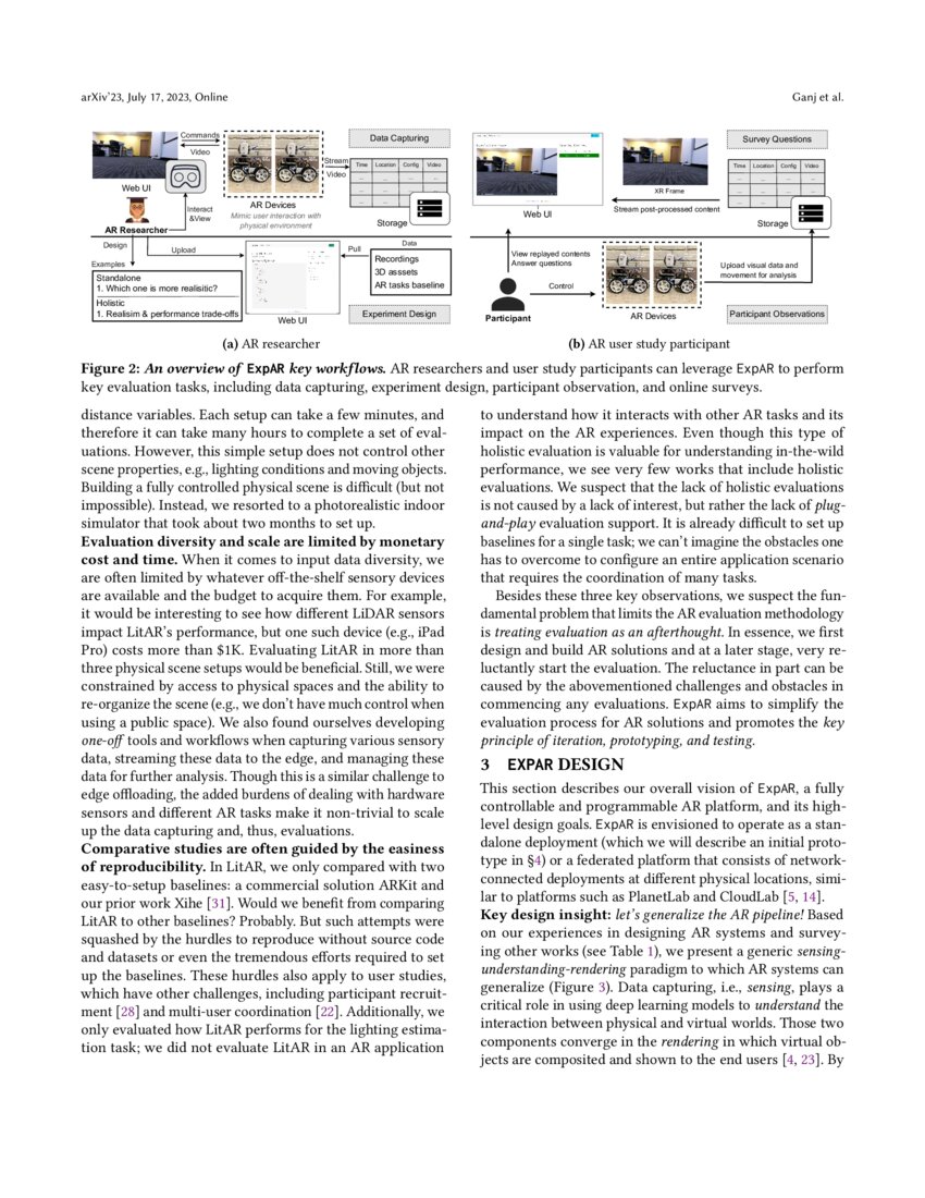 Toward Scalable and Controllable AR Experimentation | DeepAI