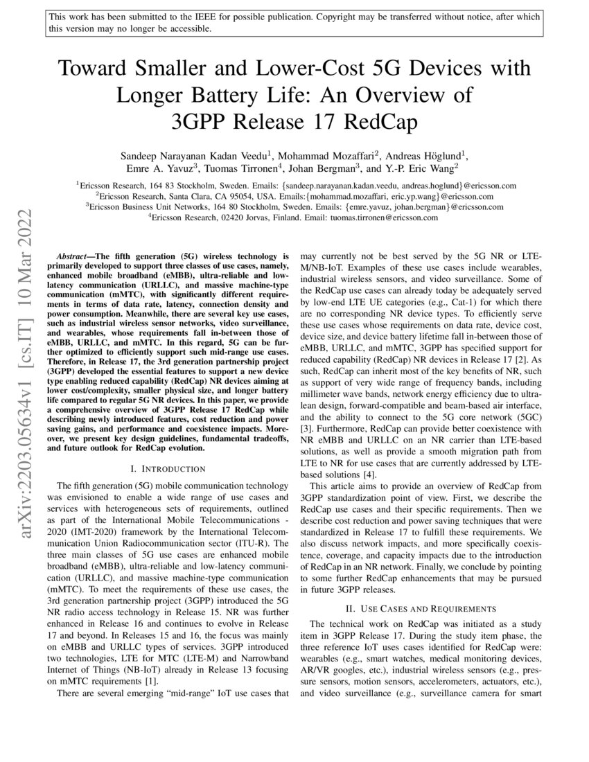 Toward Smaller and Lower-Cost 5G Devices with Longer Battery Life: An ...