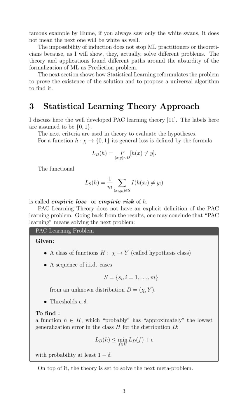 Toward Theory of Applied Learning. What is Machine Learning? | DeepAI