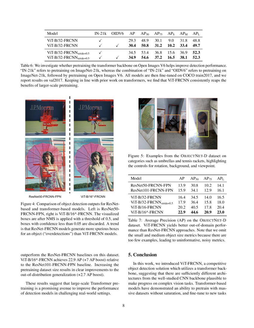 Toward Transformer Based Object Detection Deepai
