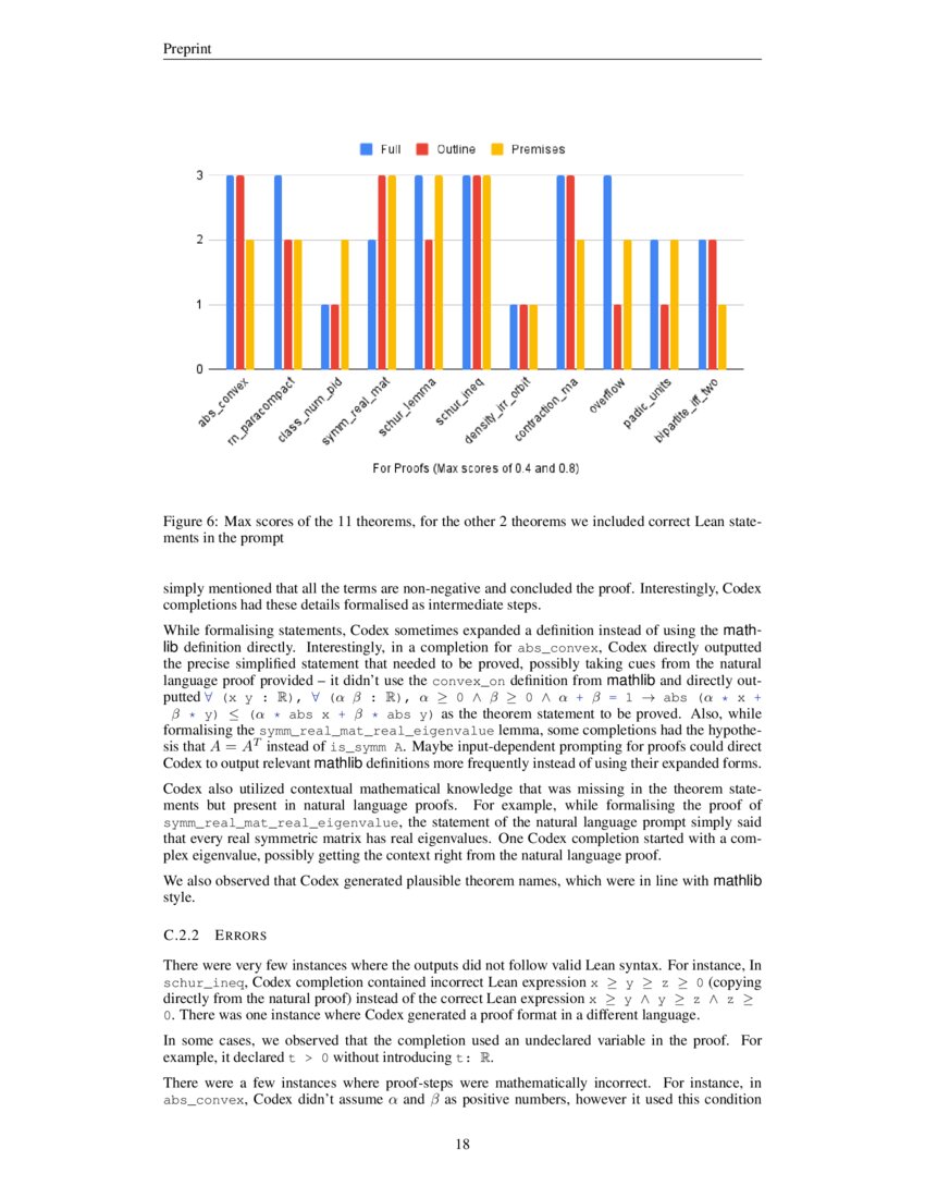 Towards A Mathematics Formalisation Assistant Using Large Language Models Deepai