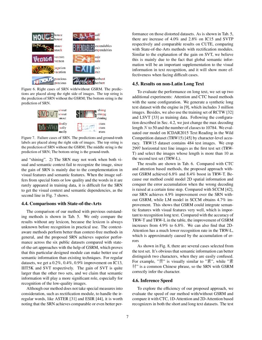 Towards Accurate Scene Text Recognition With Semantic Reasoning