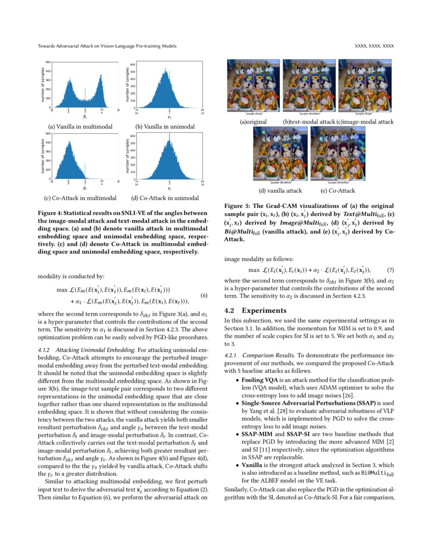 Towards Adversarial Attack On Vision Language Pre Training Models Deepai