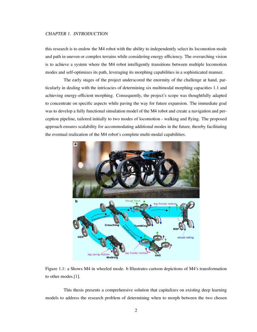 Towards Autonomous Multi-Modal Mobility Morphobot (M4) Robot ... Towards Autonomous Multi-Modal Mobility Morphobot (M4) Robot ...