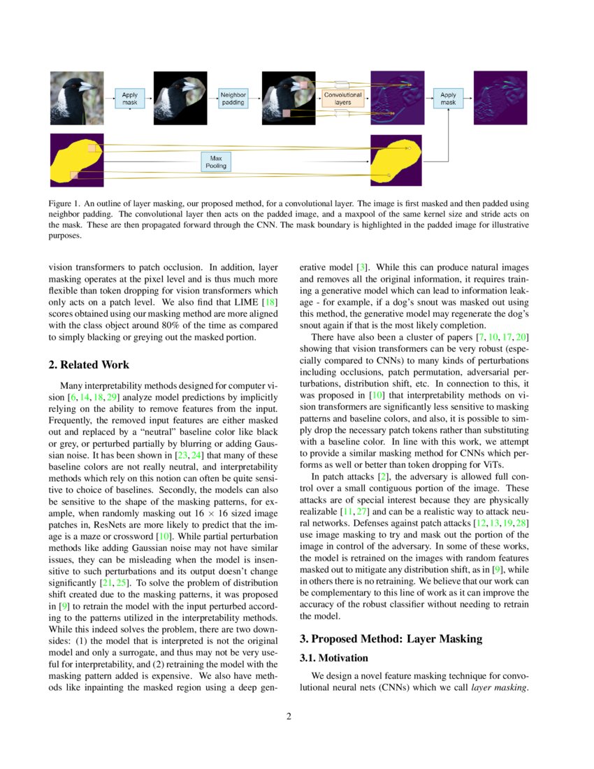 Towards Better Input Masking for Convolutional Neural Networks | DeepAI