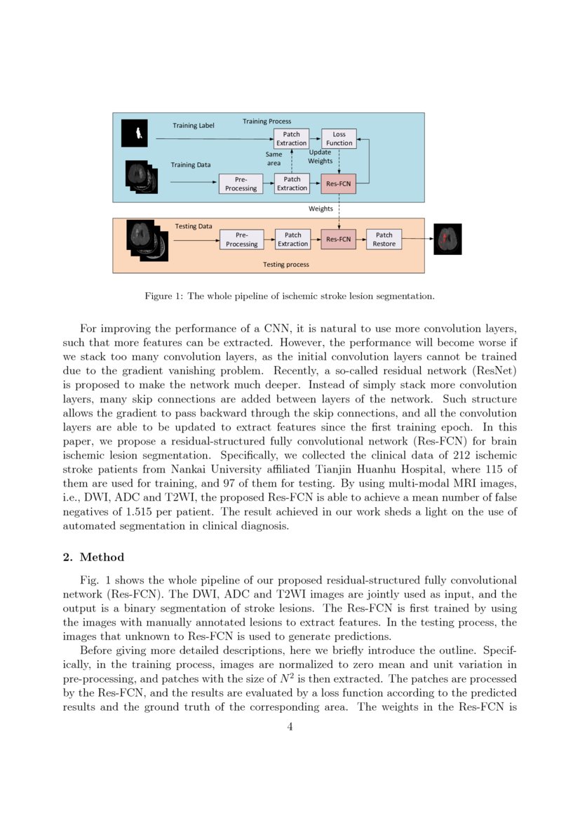 Towards Clinical Diagnosis Automated Stroke Lesion Segmentation On Multimodal Mr Image Using