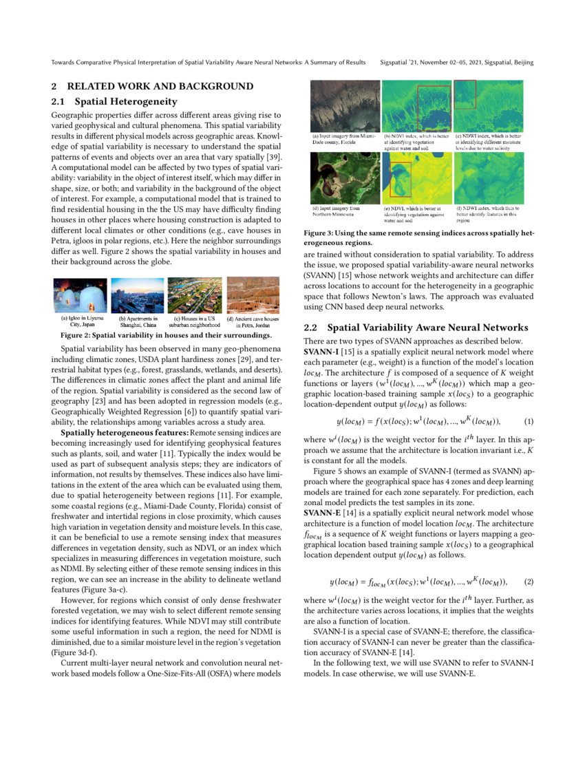 Towards Comparative Physical Interpretation of Spatial Variability ... Towards Comparative Physical Interpretation of Spatial Variability ...