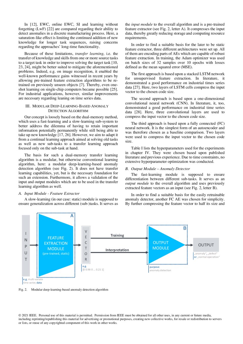 Towards Deep Industrial Transfer Learning for Anomaly Detection on Time ...