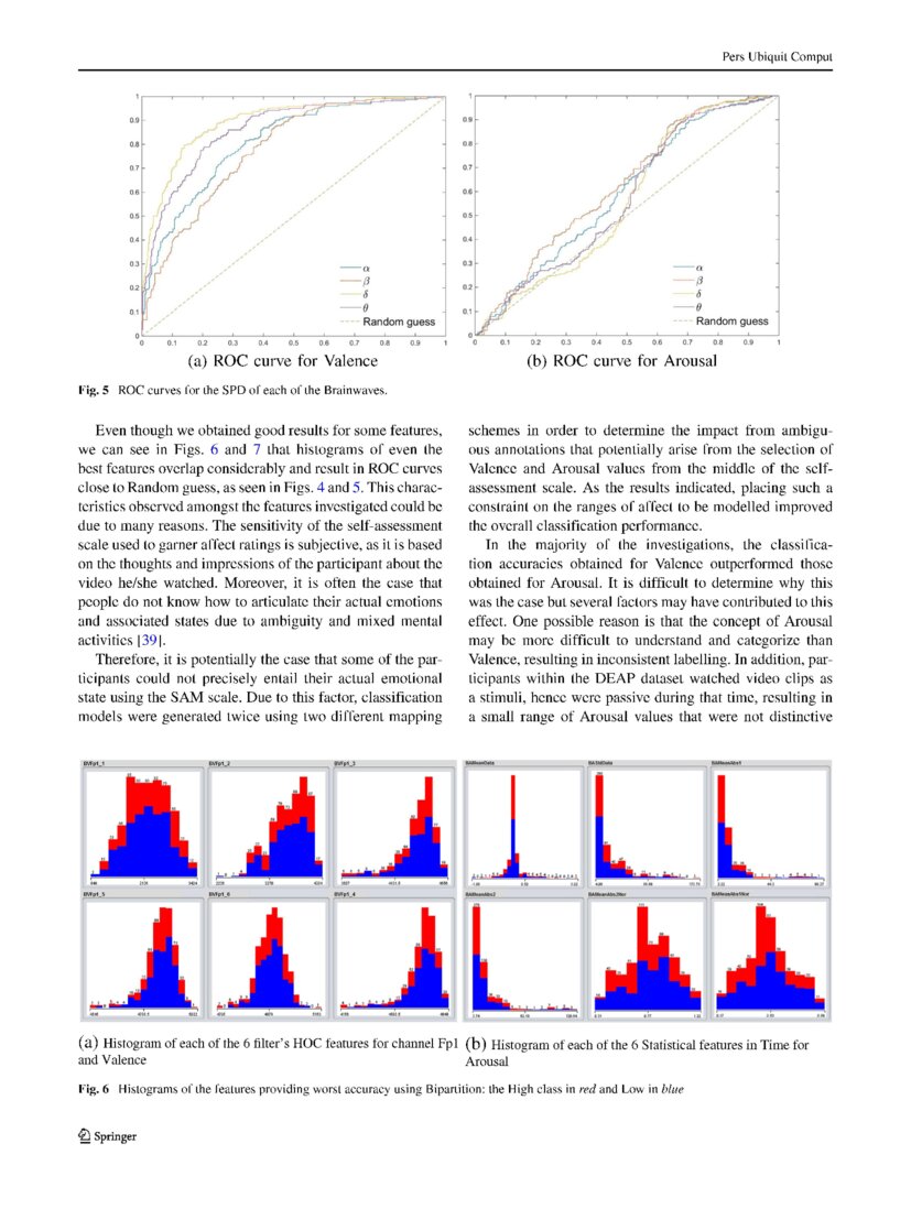 Towards Emotion Recognition For Virtual Environments An Evaluation Of