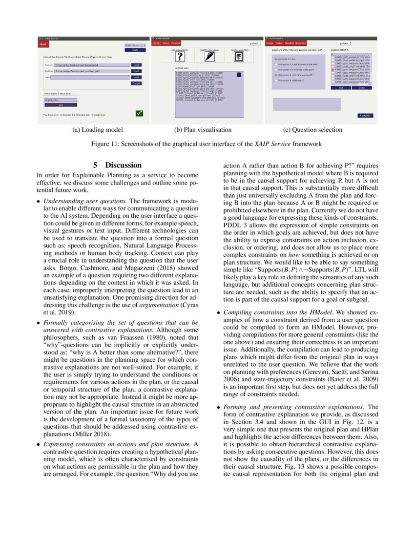 Towards Explainable AI Planning as a Service | DeepAI