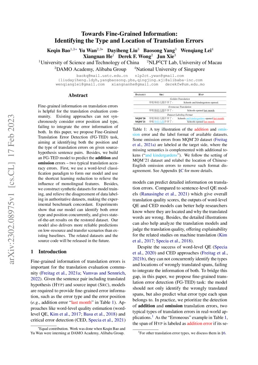 Towards Fine-Grained Information: Identifying the Type and Location of ...