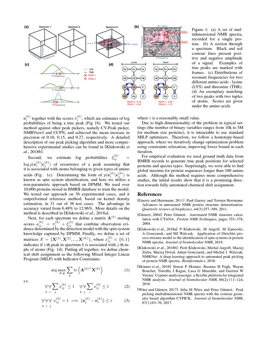 Towards Fully Automated Protein Structure Elucidation With Nmr Spectroscopy Deepai