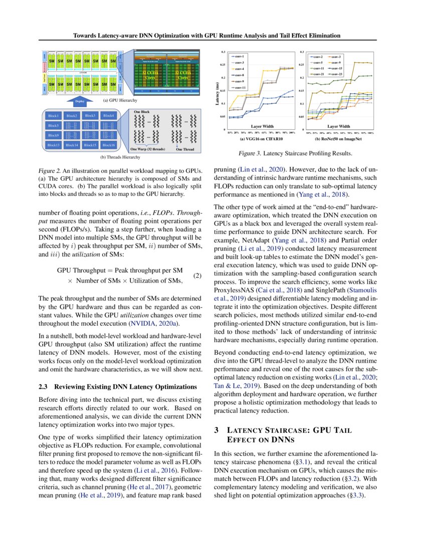 Towards Latency Aware Dnn Optimization With Gpu Runtime Analysis And Tail Effect Elimination