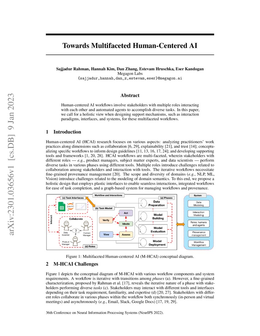 Towards Multifaceted Human-Centered AI | DeepAI