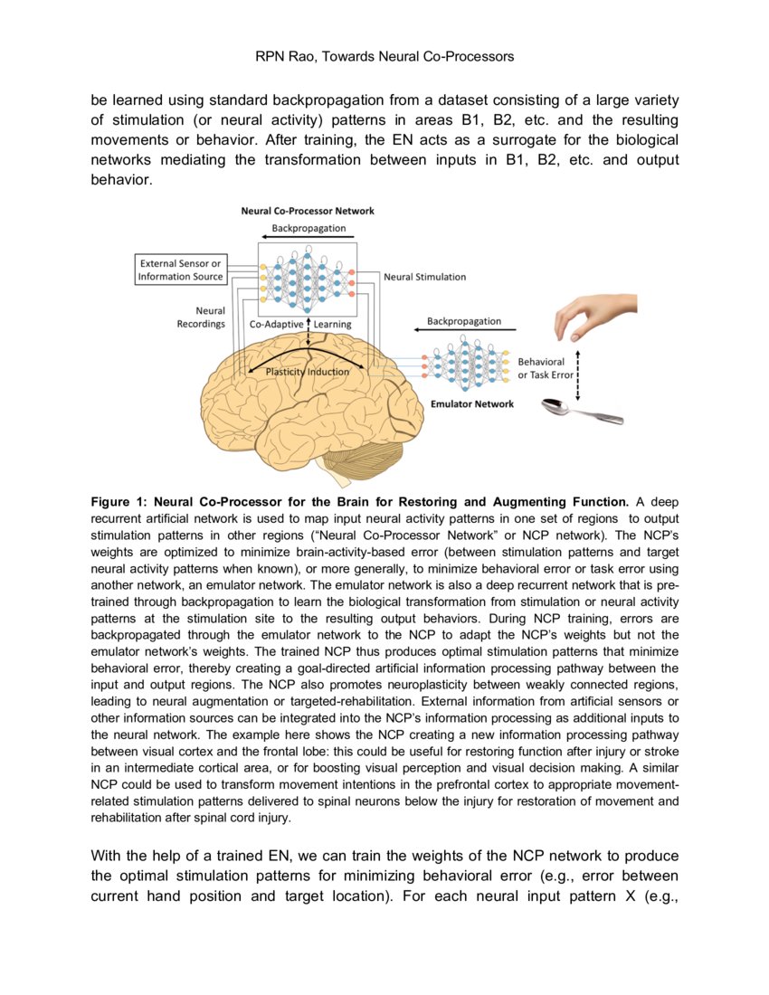 Towards Neural Co Processors Combining Neural Decoding And Encoding In Brain Computer 