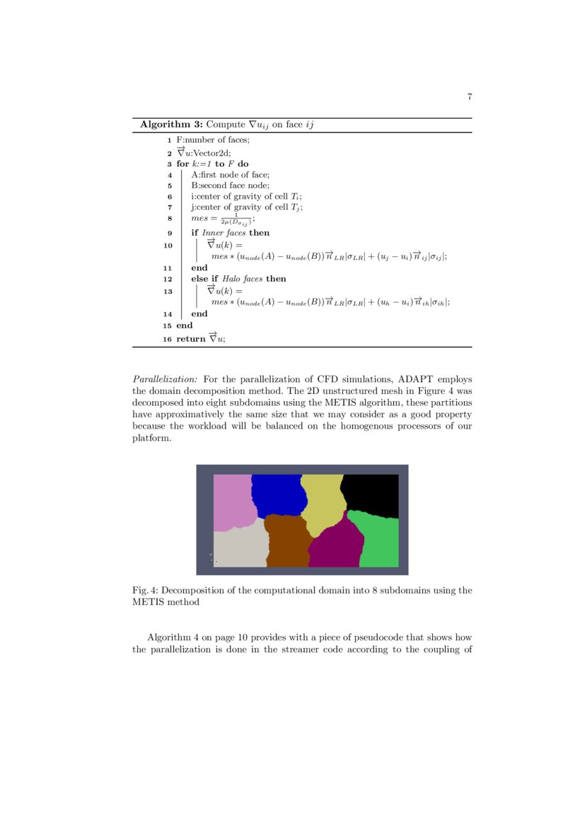 Towards Parallel Cfd Computation For The Adapt Framework Deepai
