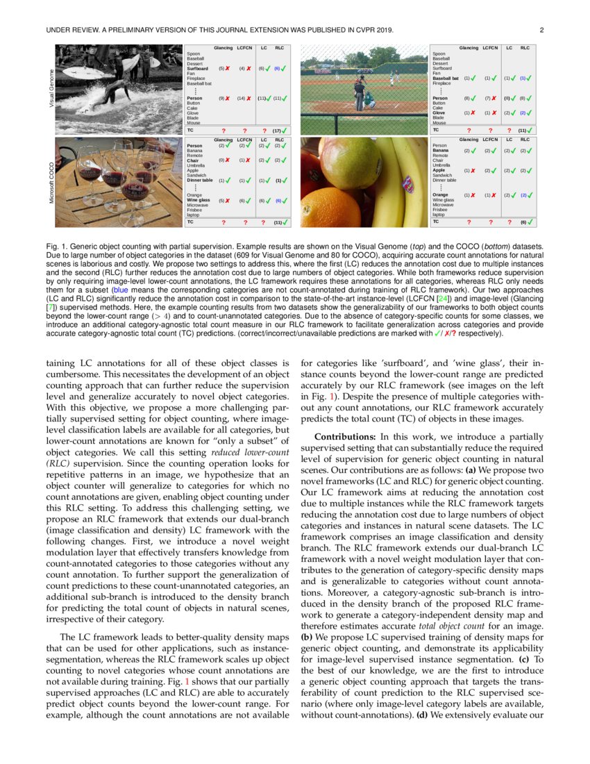 Towards Partial Supervision for Generic Object Counting in Natural ...