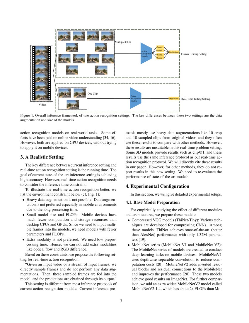 Towards Real-Time Action Recognition on Mobile Devices Using Deep ...