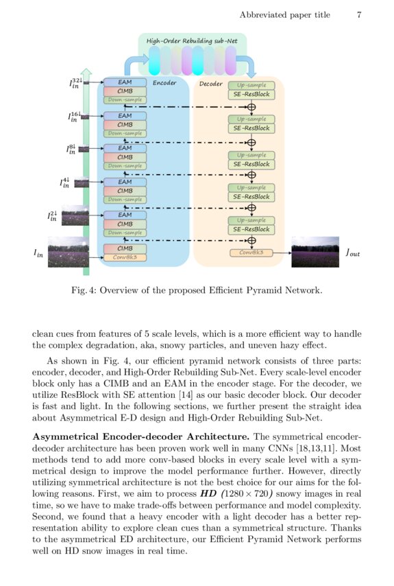 Towards Real-time High-Definition Image Snow Removal: Efficient Pyramid ...