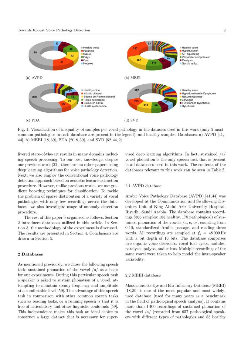 Towards Robust Voice Pathology Detection Deepai
