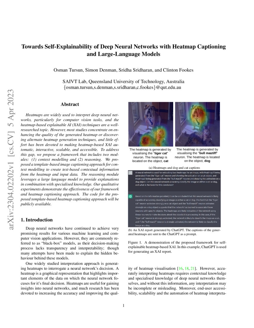 Towards Self Explainability Of Deep Neural Networks With Heatmap Captioning And Large Language 2569