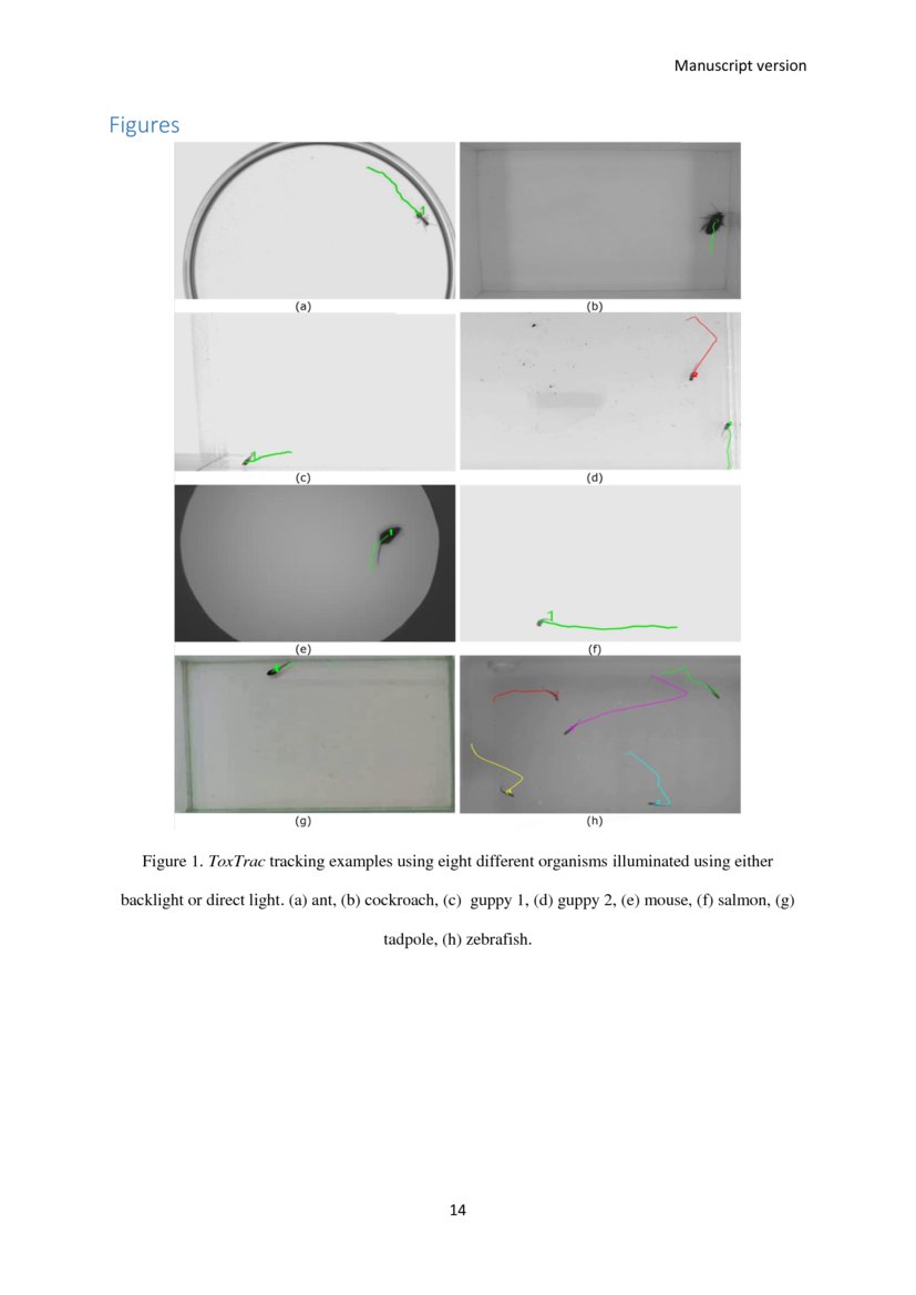 ToxTrac: a fast and robust software for tracking organisms | DeepAI