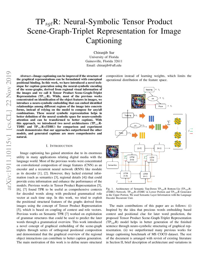 TPsgtR: Neural-Symbolic Tensor Product Scene-Graph-Triplet ...