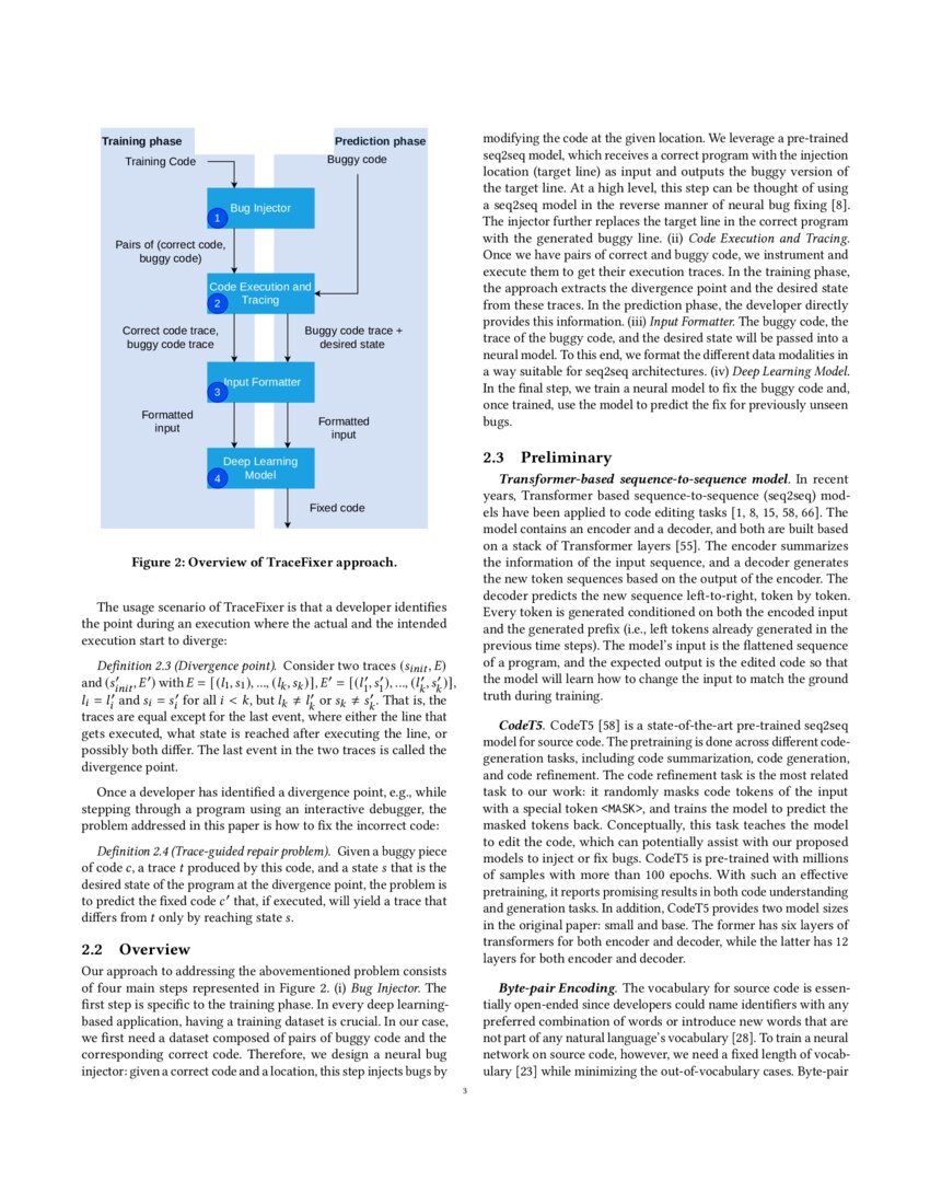 TraceFixer: Execution Trace-Driven Program Repair | DeepAI TraceFixer: Execution Trace-Driven Program Repair | DeepAI