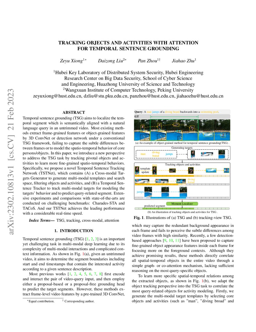 Tracking Objects And Activities With Attention For Temporal Sentence